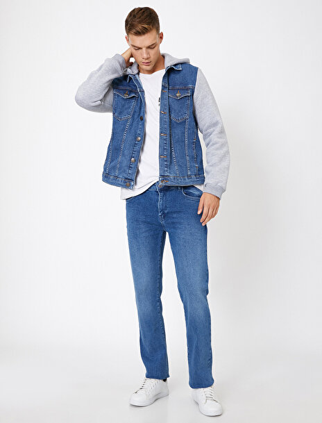 Koton Erkek Regular Fit Kot Pantolon - Robert Jean Koton Erkek Regular Fit Kot Pantolon - Robert Jean