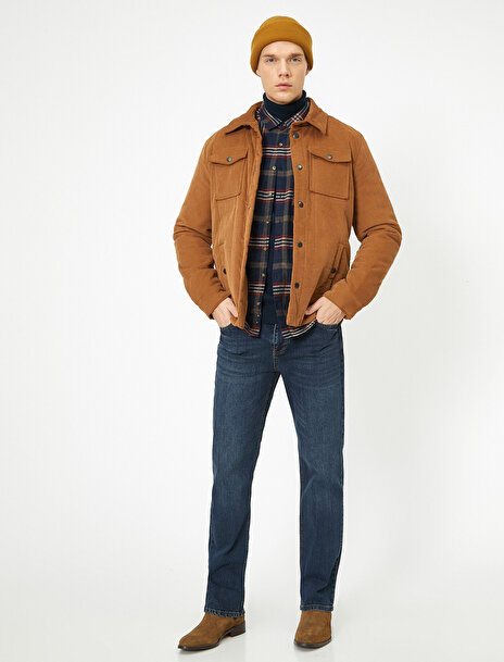 Koton Erkek Regular Fit Kot Pantolon - Robert Jean Koton Erkek Regular Fit Kot Pantolon - Robert Jean