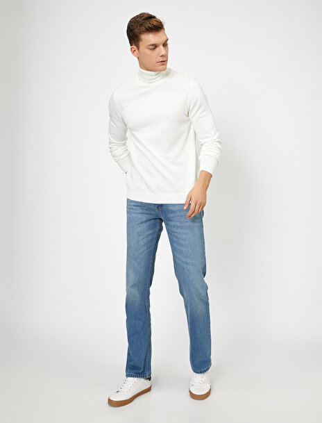Koton Erkek Regular Fit Kot Pantolon - Robert Jean Koton Erkek Regular Fit Kot Pantolon - Robert Jean