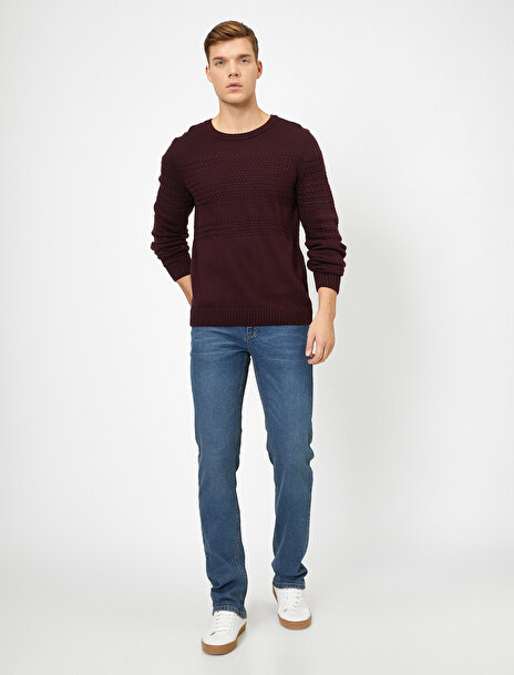 Koton Erkek Regular Fit Kot Pantolon - Robert Jean Koton Erkek Regular Fit Kot Pantolon - Robert Jean
