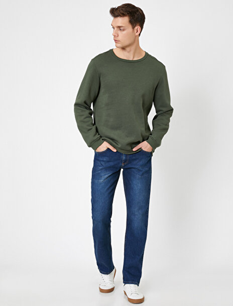 Koton Erkek Robert Regular Fit Jean Pantolon Koton Erkek Robert Regular Fit Jean Pantolon