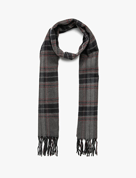 Koton Erkek Kareli Atkı Koton Erkek Kareli Atkı