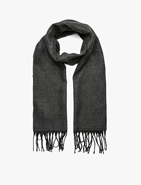 Koton Erkek Püskül Detaylı Atkı