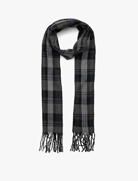 Koton Erkek Kareli Atkı Koton Erkek Kareli Atkı