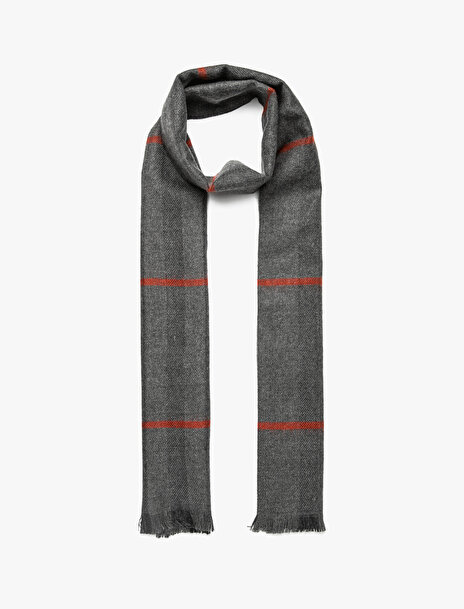 Koton Erkek Kareli Atkı