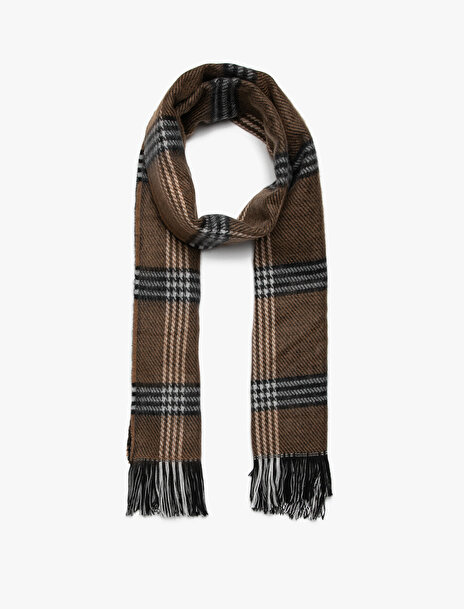 Koton Erkek Desenli Atkı