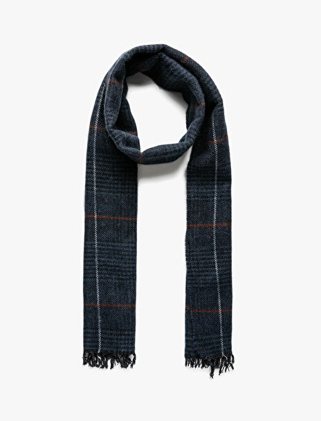 Koton Erkek Kareli Atkı