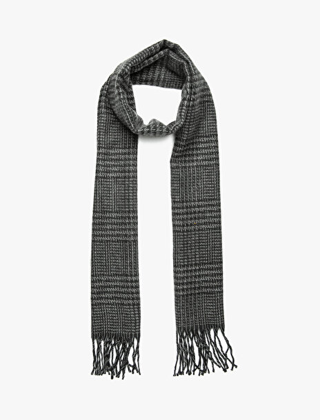 Koton Erkek Kareli Atkı