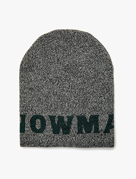 Koton Erkek Yazılı Baskılı Bere