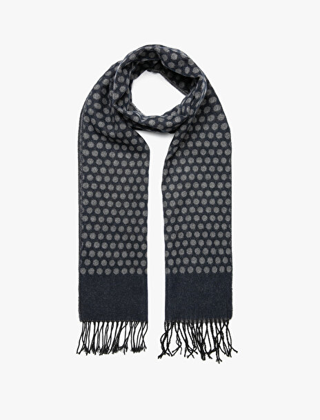 Koton Erkek Desenli Atkı