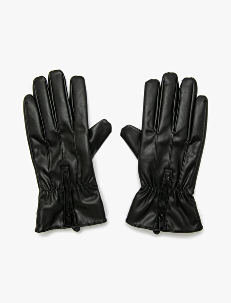 Koton Erkek Deri Görünümlü Eldiven