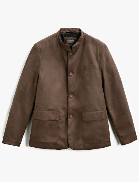 Koton Erkek Süet Görünümlü Ceket