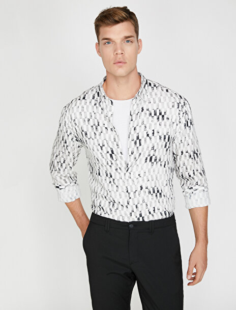 Koton Erkek Deseli Gömlek Koton Erkek Deseli Gömlek