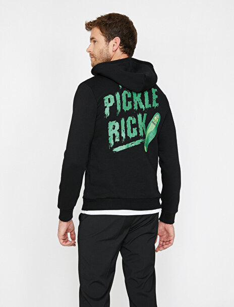 Koton Erkek Rick and Morty Lisanslı Baskılı Sweatshirt