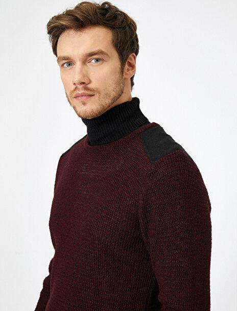 Koton Erkek Omuz Detaylı Triko Kazak