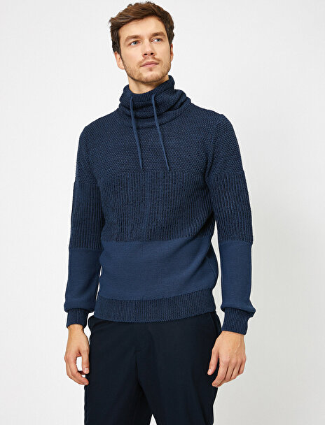 Koton Erkek Yüksek Yaka Triko Kazak