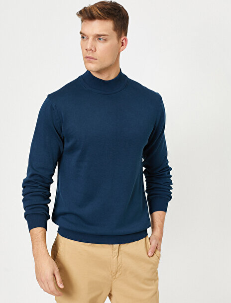 Koton Erkek Yüksek Yaka Triko Kazak