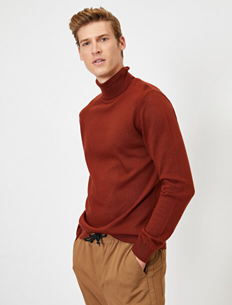 Koton Erkek Boğazlı Triko Kazak