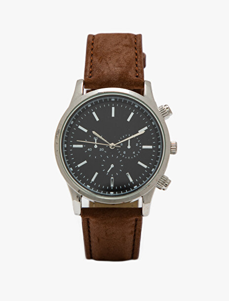 Koton Erkek Deri Görünümlü Saat Koton Erkek Deri Görünümlü Saat