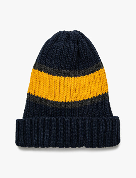 Koton Erkek Çocuk Renk Bloklu Şapka