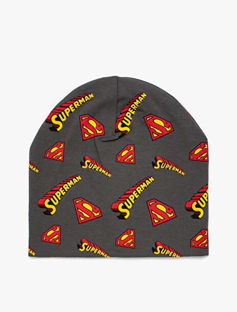 Koton Erkek Çocuk Superman Lisanslı Baskılı Bere