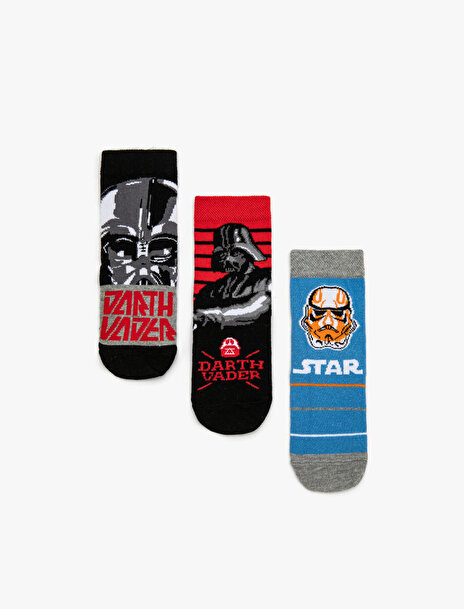 Koton Erkek Çocuk 3'lü Star Wars Lisanslı Baskılı Çorap Koton Erkek Çocuk 3'lü Star Wars Lisanslı Baskılı Çorap