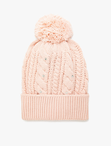 Koton Kız Çocuk Ponpon Detaylı Bere