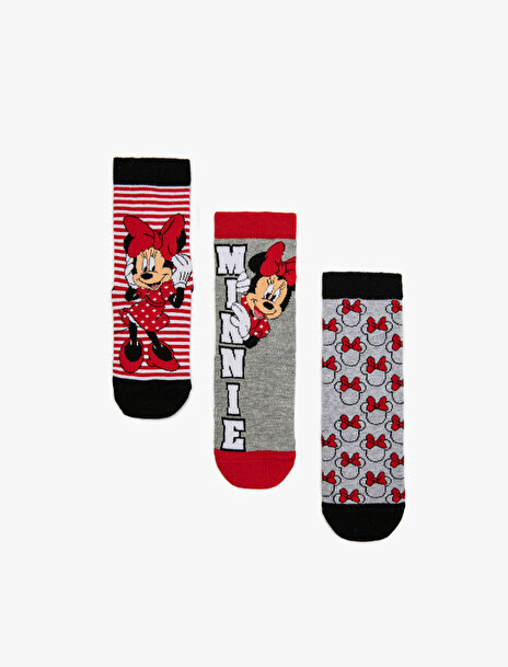 Koton Kız Çocuk 3'lü Minnie by Koton Çorap