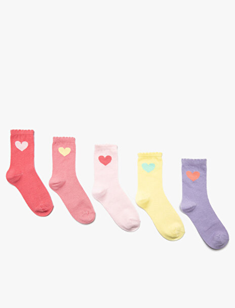 Koton Kız Çocuk 5'Lİ Kız Çocuk Çorap
