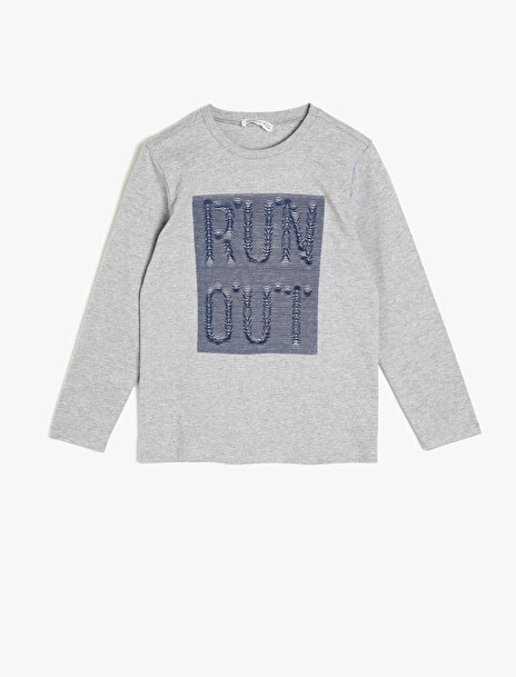 Koton Erkek Çocuk Yazılı Baskılı T-Shirt