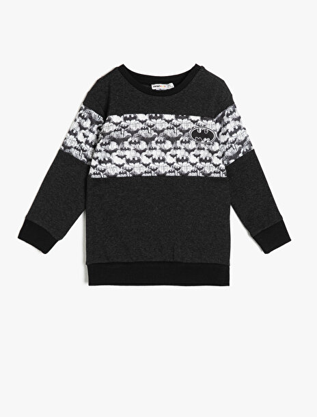 Koton Erkek Çocuk Batman Lisanslı Sweatshirt