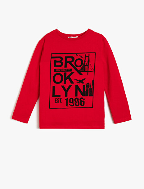 Koton Erkek Çocuk Yazılı Baskılı T-Shirt