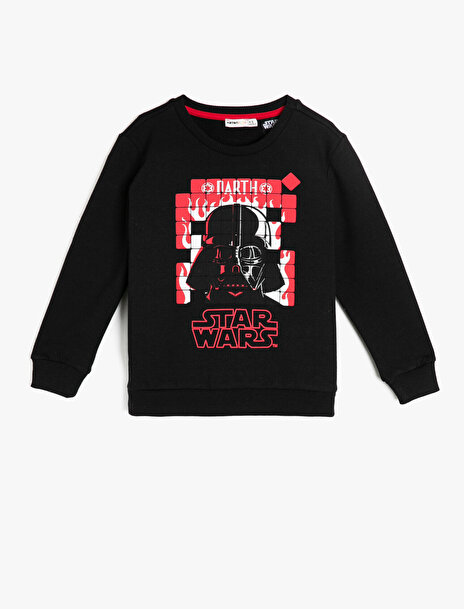 Koton Erkek Çocuk Star Wars Lisanslı Baskılı Sweatshirt