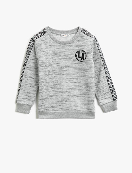 Koton Erkek Çocuk Yazı Baskılı Sweatshirt