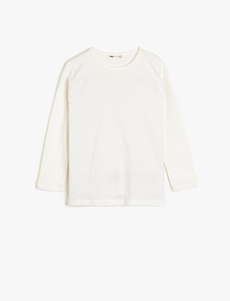 Koton Erkek Çocuk Bisiklet Yaka T-Shirt