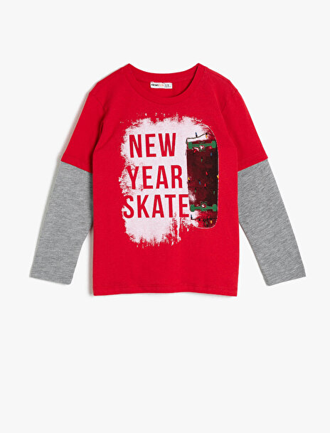 Koton Erkek Çocuk Yazılı Baskılı T-Shirt