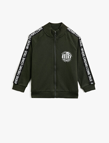 Koton Erkek Çocuk Fermuar Detaylı Sweatshirt