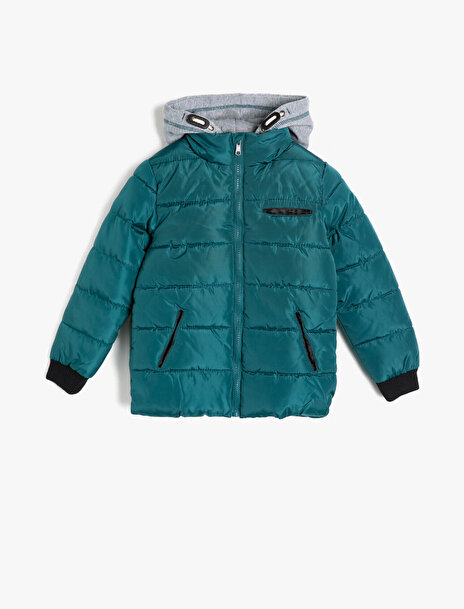 Koton Erkek Çocuk Kapüşonlu Şişme Mont