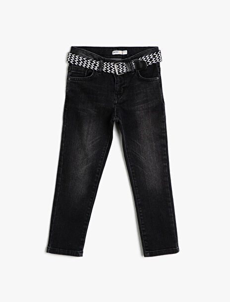 Koton Erkek Çocuk Cep Detaylı Jean Pantolon Koton Erkek Çocuk Cep Detaylı Jean Pantolon