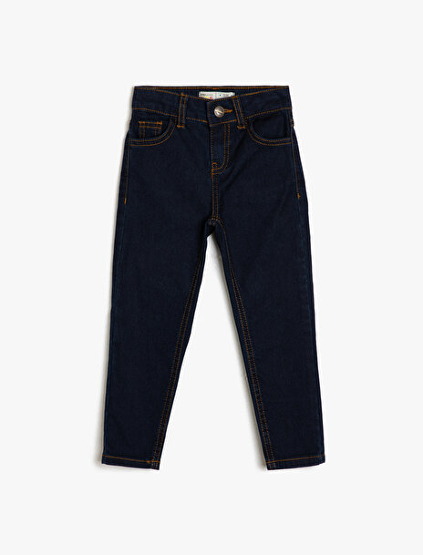 Koton Erkek Çocuk Cep Detaylı Jean Pantolon Koton Erkek Çocuk Cep Detaylı Jean Pantolon
