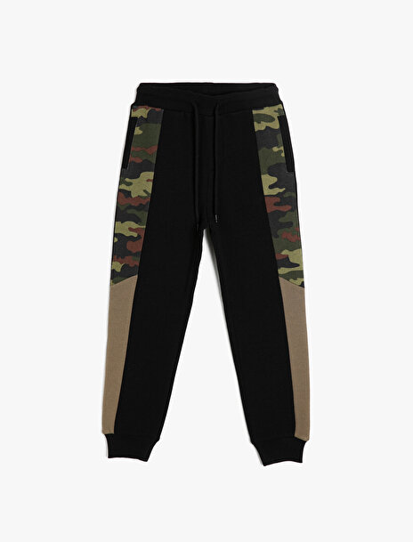 Koton Erkek Çocuk Kamuflaj Desenli Eşofman Altı