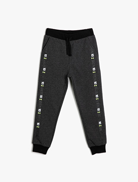 Koton Erkek Çocuk Ben 10 Lisanslı Yazılı Baskılı Eşofman Altı