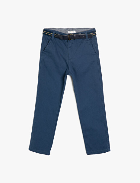 Koton Erkek Çocuk Kemer Detaylı Pantolon Koton Erkek Çocuk Kemer Detaylı Pantolon