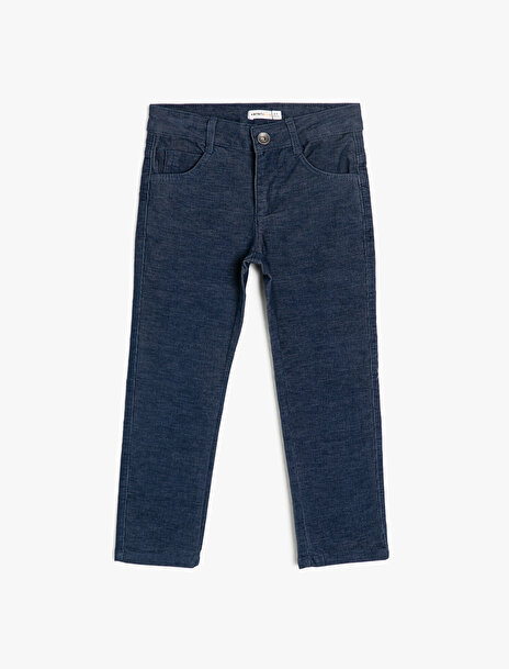 Koton Erkek Çocuk Kadife Pantolon