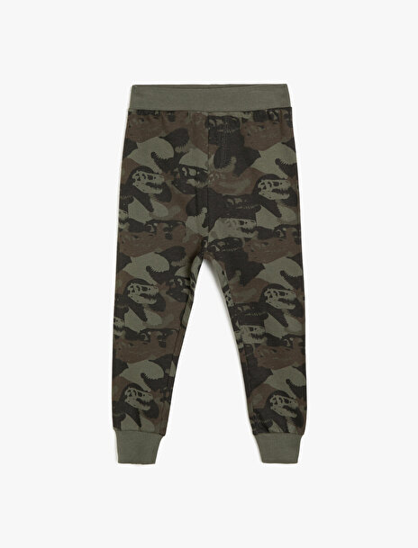 Koton Erkek Çocuk Kamuflaj Desenli Eşofman Altı