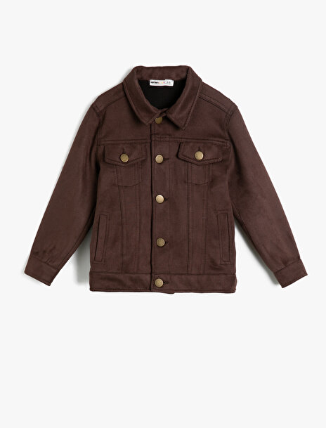 Koton Erkek Çocuk Düğme Detaylı Mont