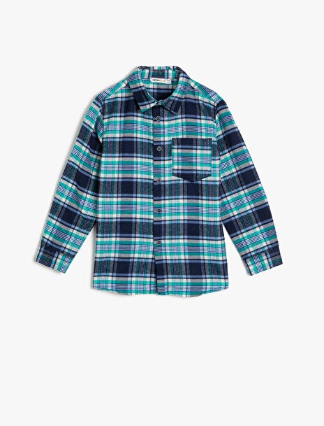 Koton Erkek Çocuk Kareli Gömlek
