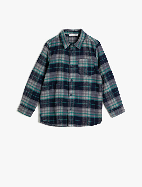Koton Erkek Çocuk Kareli Gömlek
