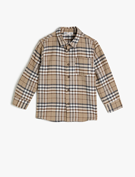 Koton Erkek Çocuk Kareli Gömlek