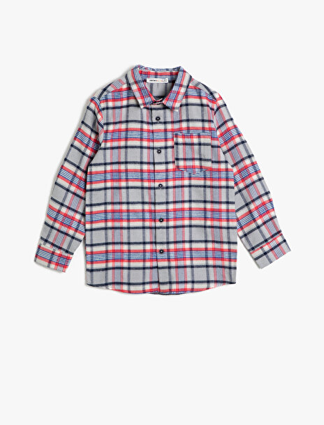 Koton Erkek Çocuk Kareli Gömlek